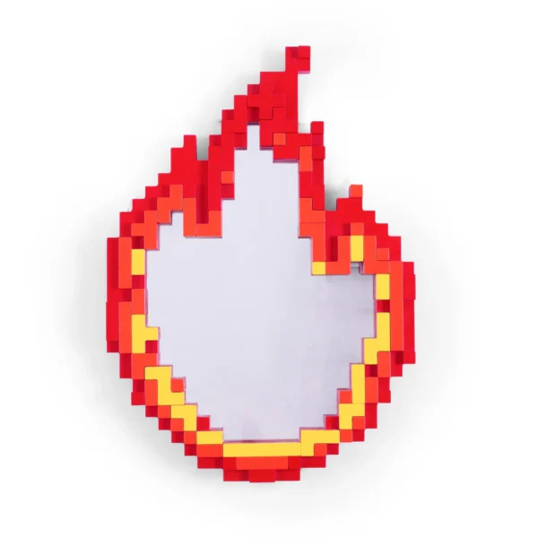 PIXEL MIRROR - FLAME - Salt and Pepper